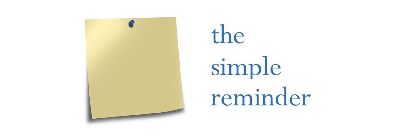 The Simple Reminder - Spoke Street